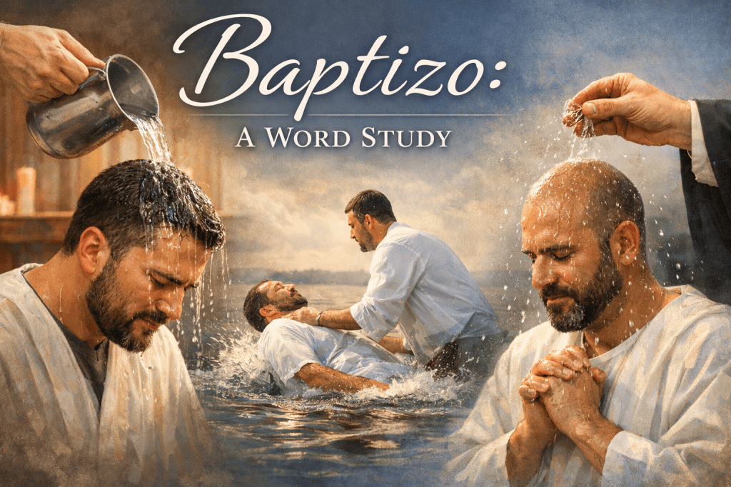 Baptizo – A Word Study – Thoughts In The Light Of Eternity